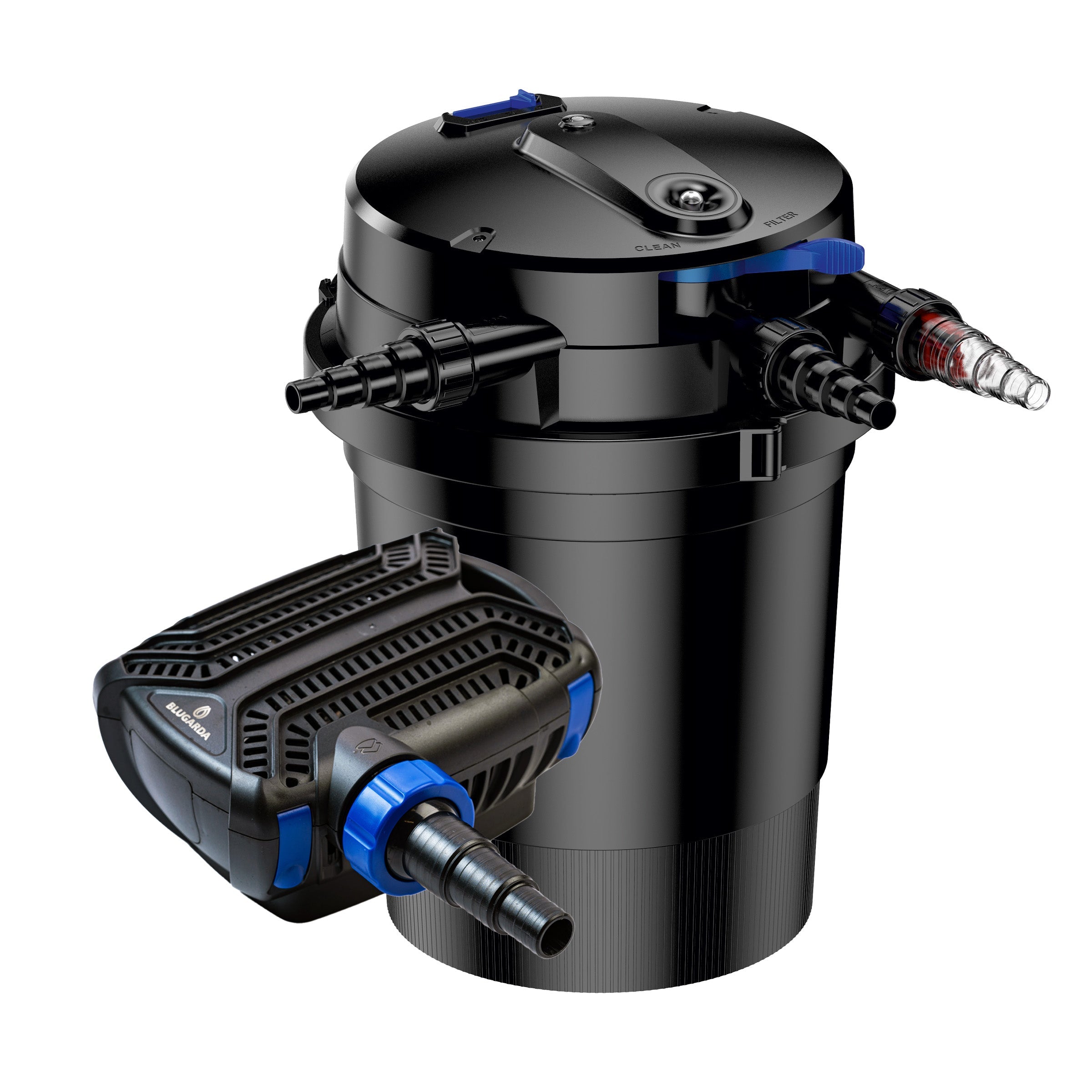 Pond Filter with Pump Set – BluGarda